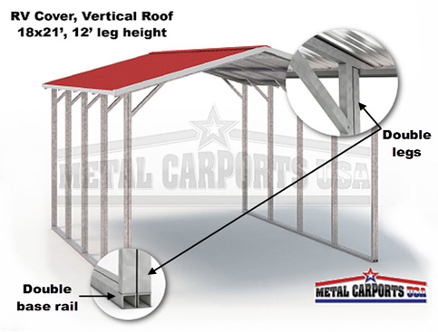 Metal Carports: Metal RV Covers, Metal Garages and Barns - Metal ...